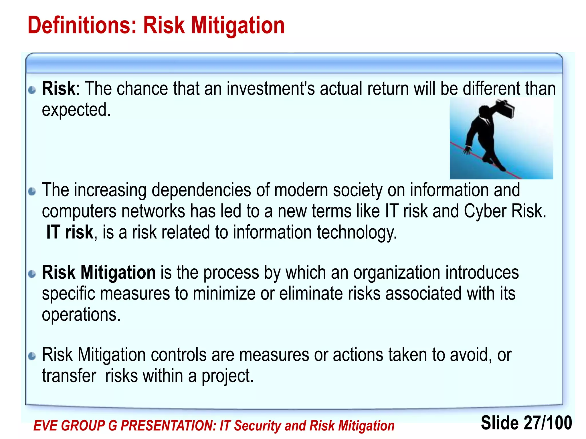IT Security and Risk Mitigation | PPTX