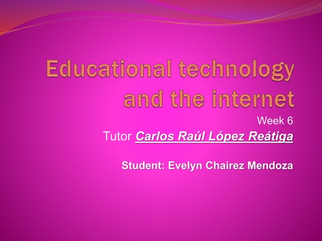Educational Technology | PPT | Free Download