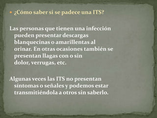 infecciones de transmicion sexual | PPSX