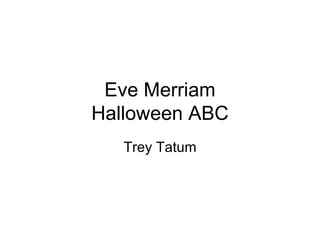 Eve Merriam | PPT