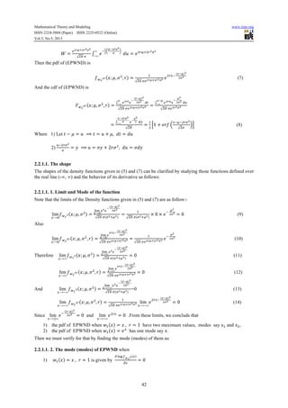 Even power weighted distribution | PDF | Physics | Science
