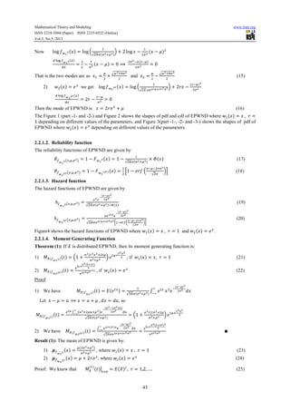 Even power weighted distribution | PDF