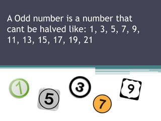 Even and odd numbers | PPTX