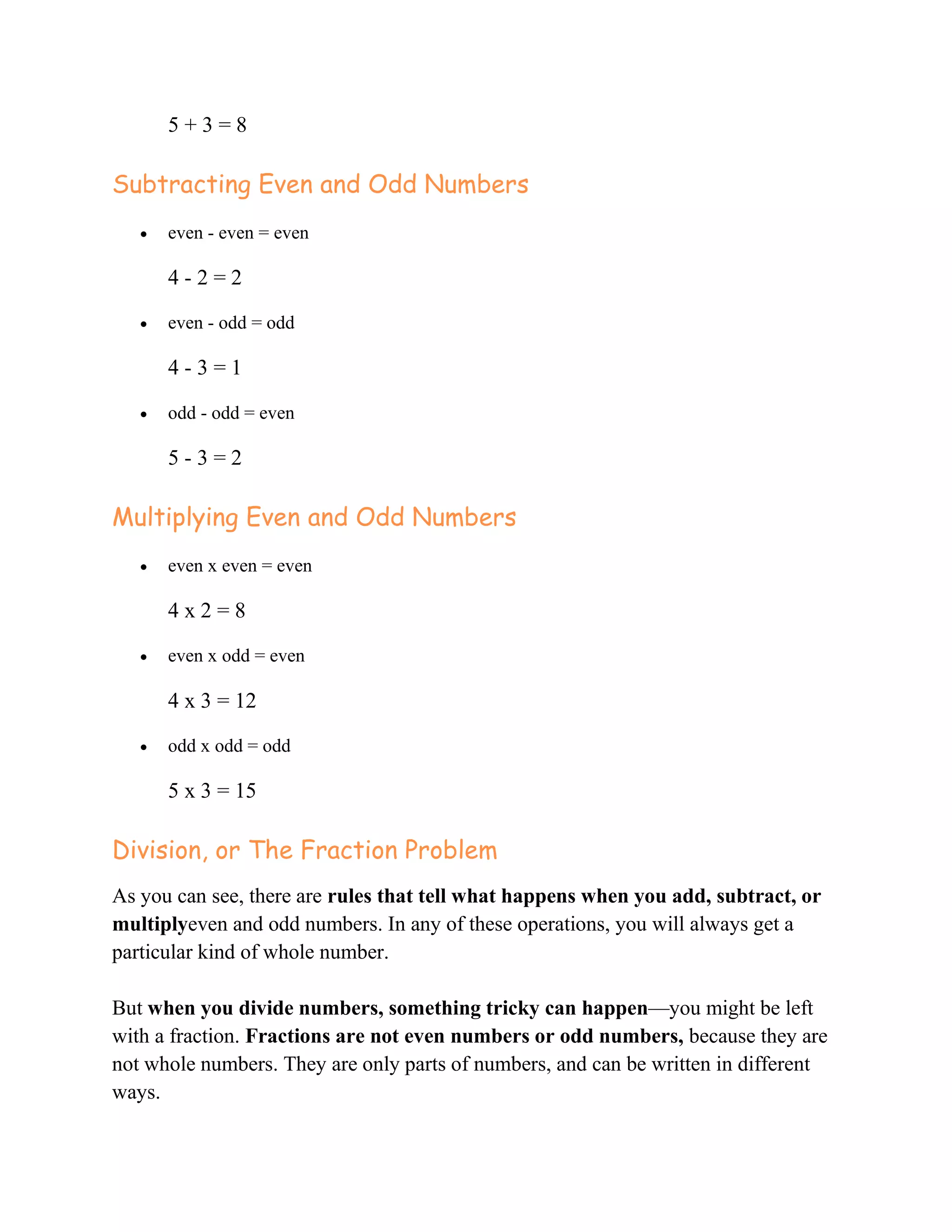 Even and odd numbers | PDF