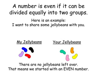 Even and odd numbers with ladybugs | PPT