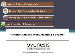 Event Management Made Easy with Evenesis | PPT