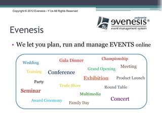 Event Management Made Easy with Evenesis | PPT