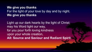 Evening prayer of Light | PPTX | Christianity | Religion & Spirituality