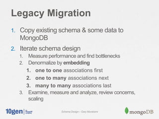 Schema Design by Gary Murakami | PPTX
