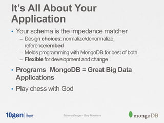 Schema Design by Gary Murakami | PPTX