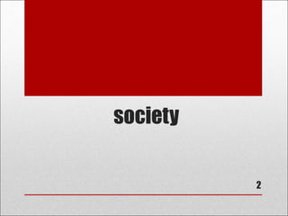 concept of society | PPT