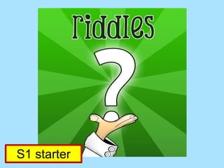 Even more riddles! | PPTX