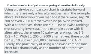 Even Swaps Method in Multicriteria Decison Making | PPT