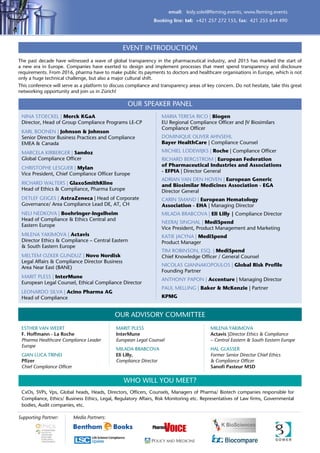 Corporate Compliance & Transparency in the Pharmaceutical Industry | PDF
