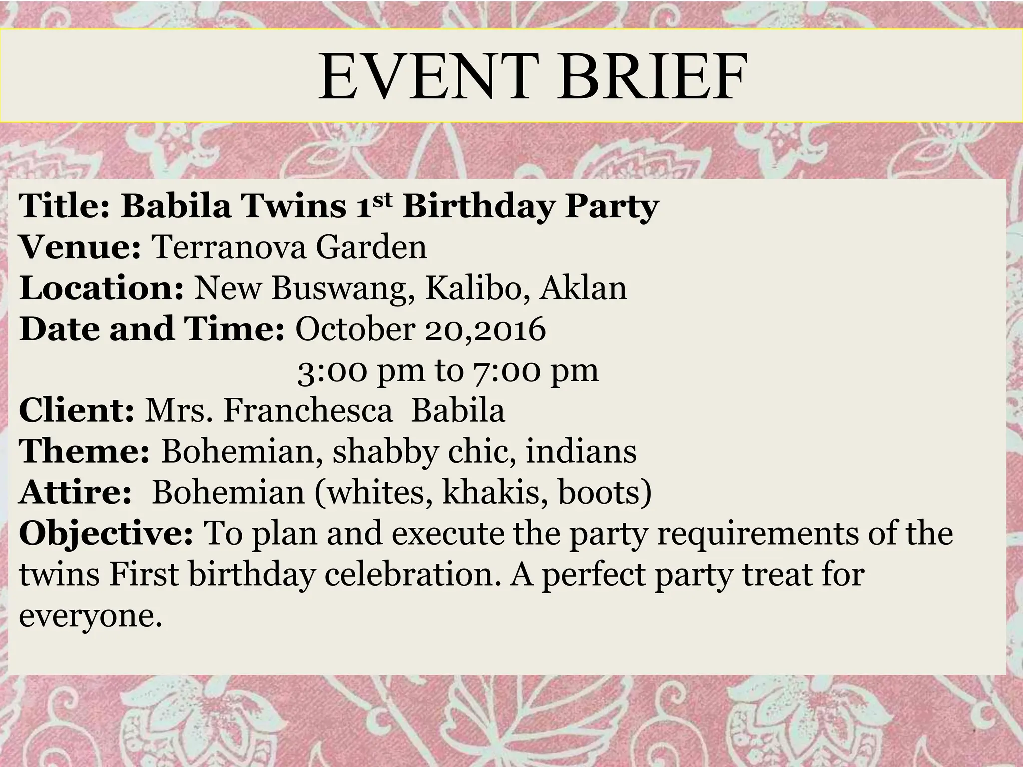 Event-Brief-1st-birthday.pptxhahhzjabxhh | PPTX