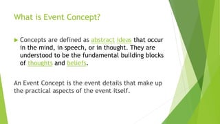 event-concept.pptx THINGS TO CONSIDER, BUDGET, INFORMATION AND KEY ...