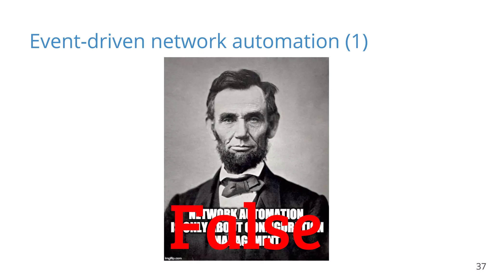 Event-driven Network Automation and Orchestration | PPT