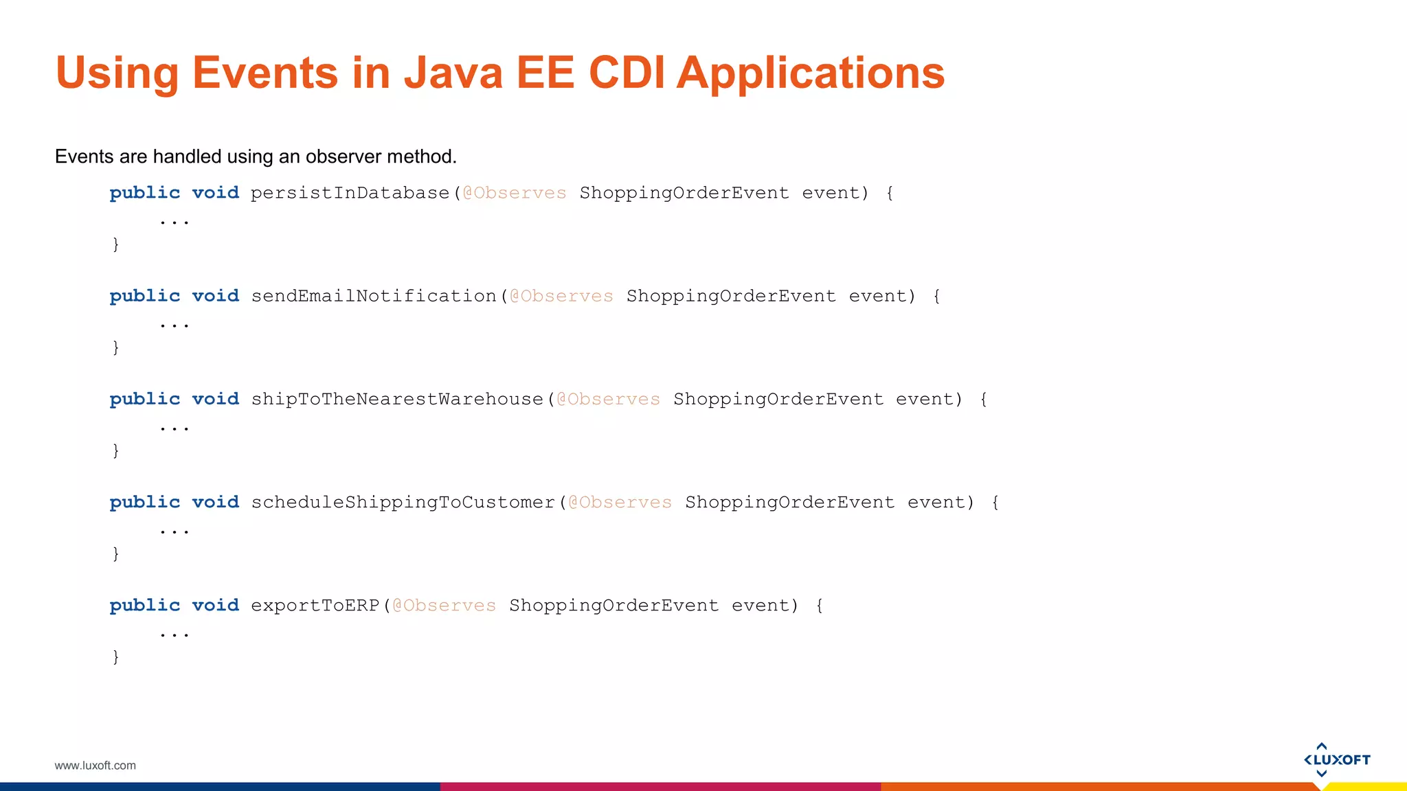 Event-driven architecture with Java technology stack | PPTX