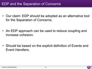 An Event-Driven Approach for the Separation of Concerns | PPT