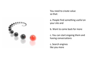 How To Create Value | PPT
