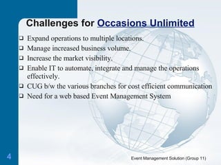 Event Management Solutions | PPT
