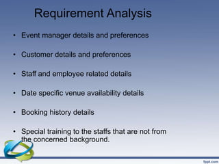 Event management system | PPT