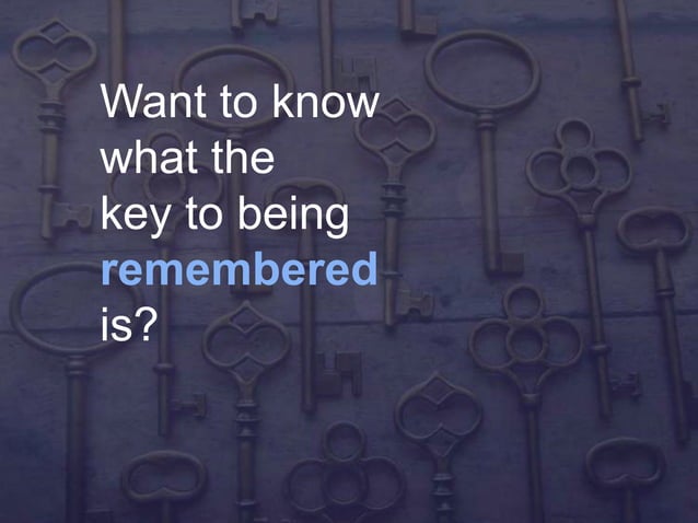 Event Marketing: The Key to Being Remembered | PPT