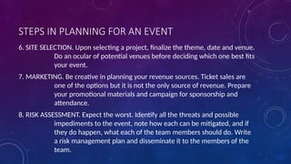 EVENT-PLANNING proposal for biddings example | PPTX