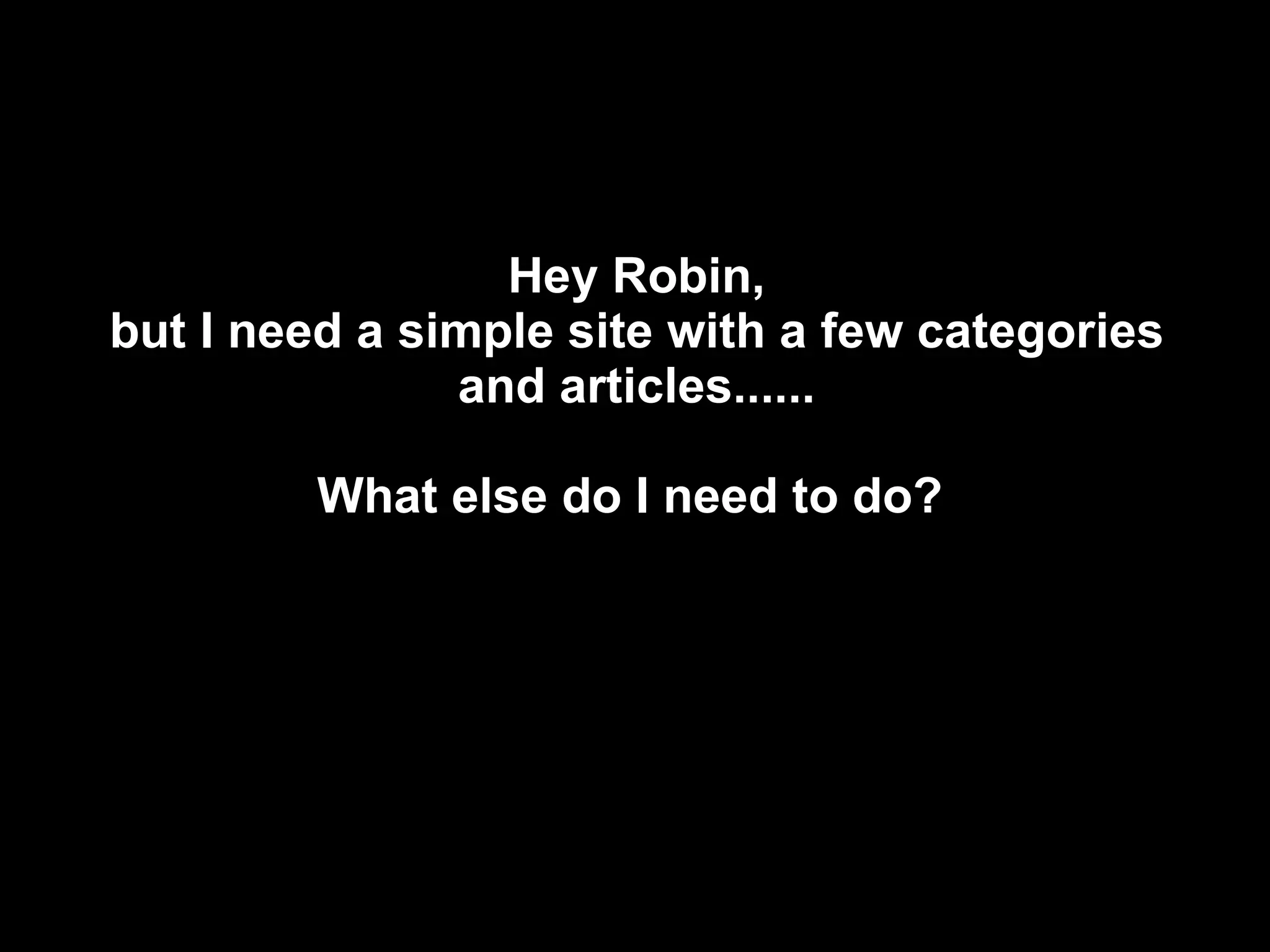 Site Definition Architecture Basics | PPT