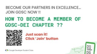 Kickstart Session: GDSC DEI | PPT