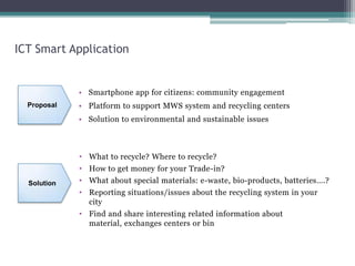 Smart Recycling app | PPTX