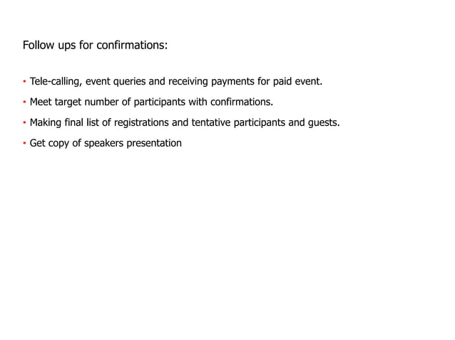 How to arrange Events in Corporate world | PPT