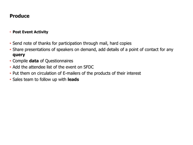 How to arrange Events in Corporate world | PPT