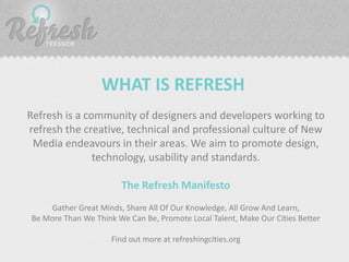 Refresh Teesside background slides | PPT