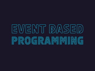 Event based programming in Android | PPT