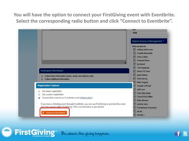 Eventbrite integration | PPT