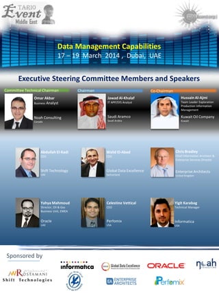Data Management Capabilities for the Oil & Gas Industry 17-19 March ...