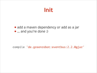 Infinum Android Talks #02 - EventBus | PPT