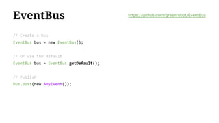 Event Bus: Android Simplificado | PPT