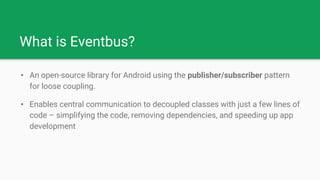 GreenRobot-Eventbus | PDF