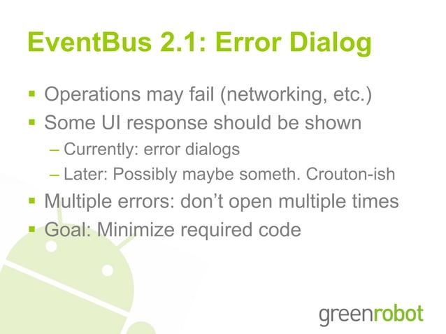 EventBus for Android | PPT