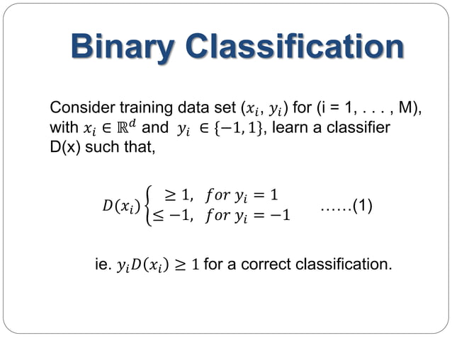 Event Classification And Prediction Using Support Vector Machine Ppt