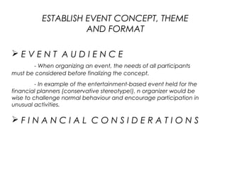 Events Management Chapter 2 Event Concepts | PPT