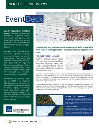 Event Deck Event Flooring Systems | PDF