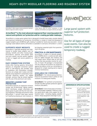 Event deck flooring systems brochure 2014 | PDF