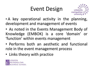 Event design in an international context | PDF