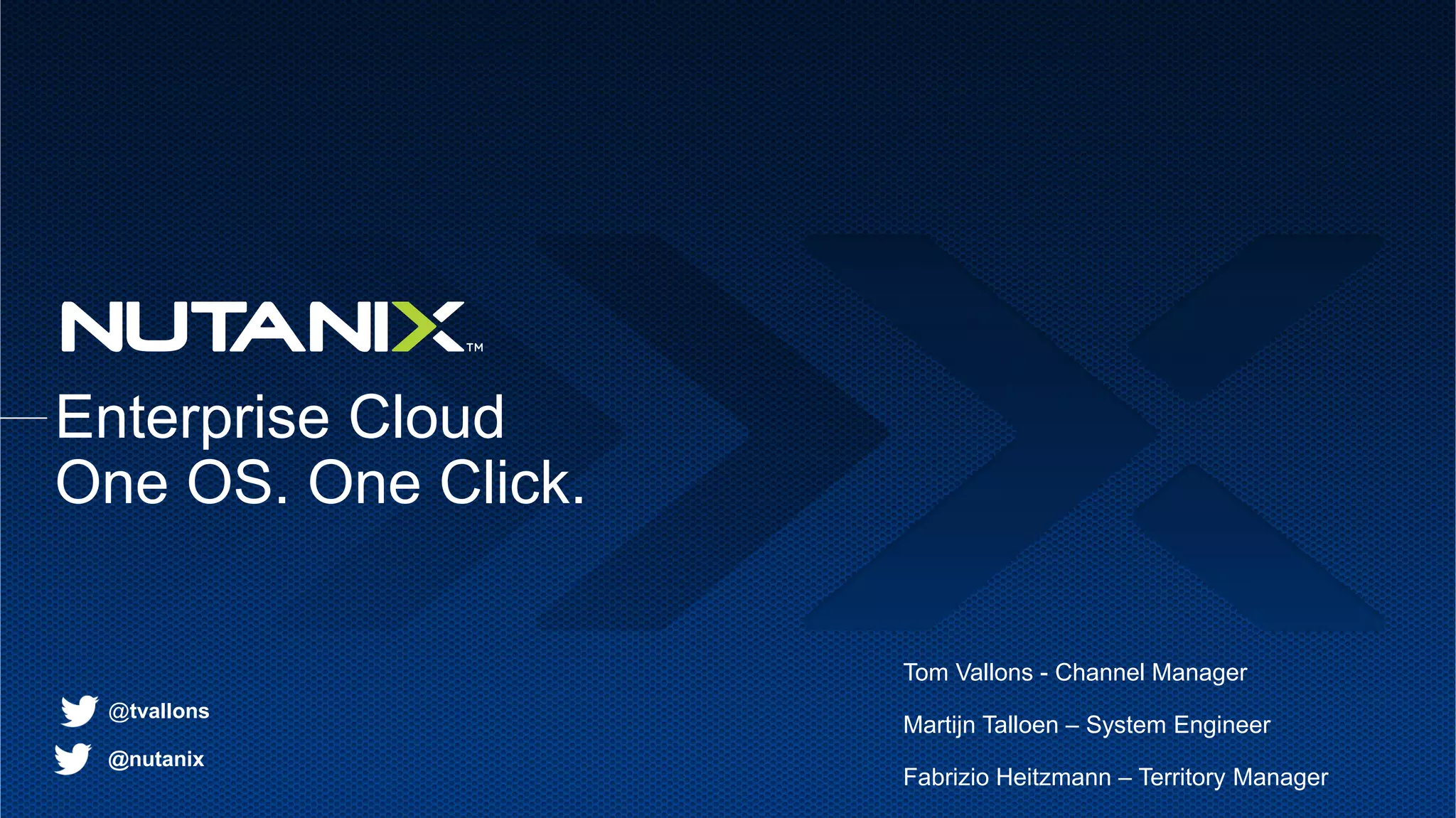 [Event] Digital transformation : Enterprise cloud one os one click - PRESENTATION NUTANIX | PDF