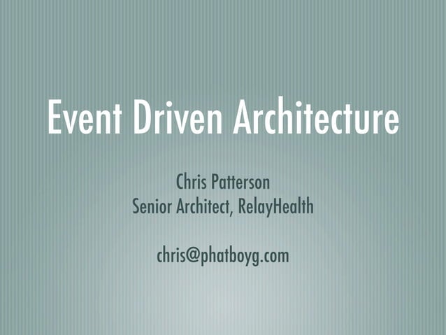 Event Driven Architecture Key Computer Software And Applications Computing