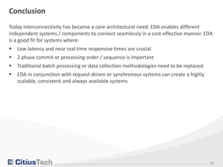 Introduction to Event Driven Architecture | PDF