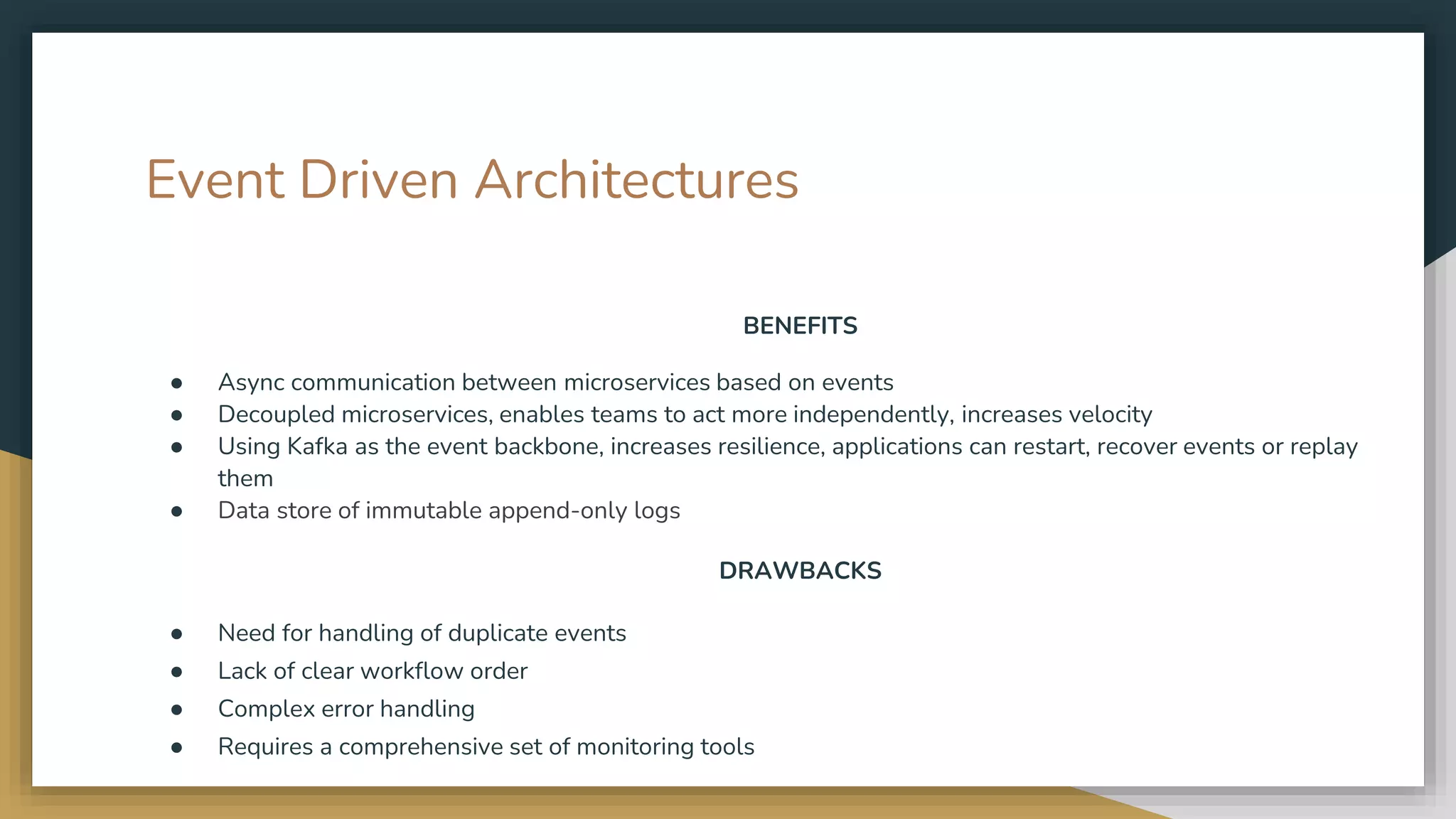 Event Driven Architectures | PDF